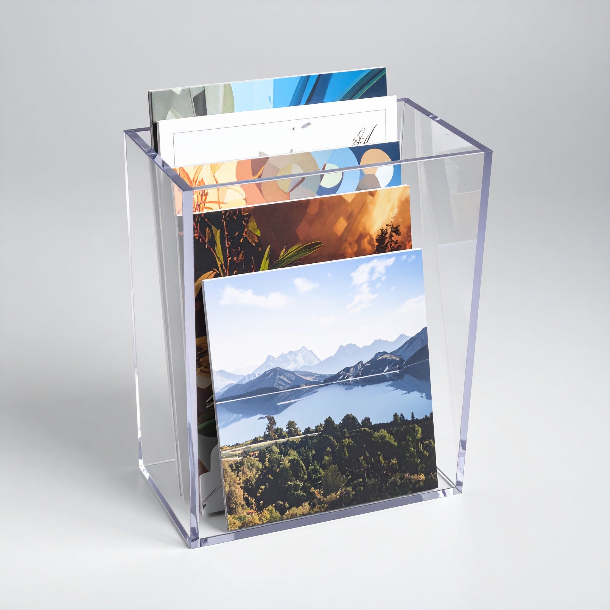 Rectangle Literature Display Holder — Clear Acrylic – Web Acrylics