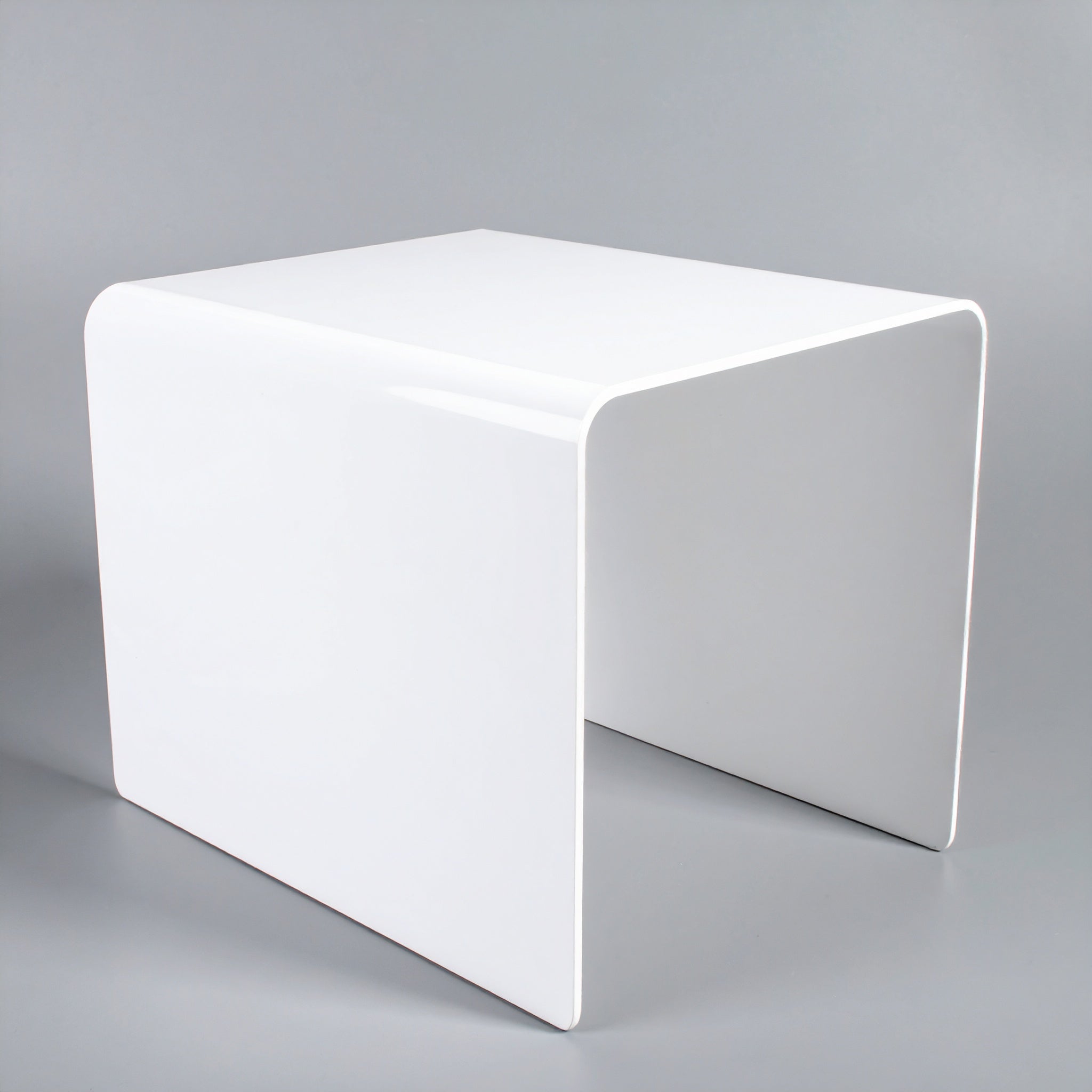 White Acrylic Display Riser — 1/8" Thick – Web Acrylics